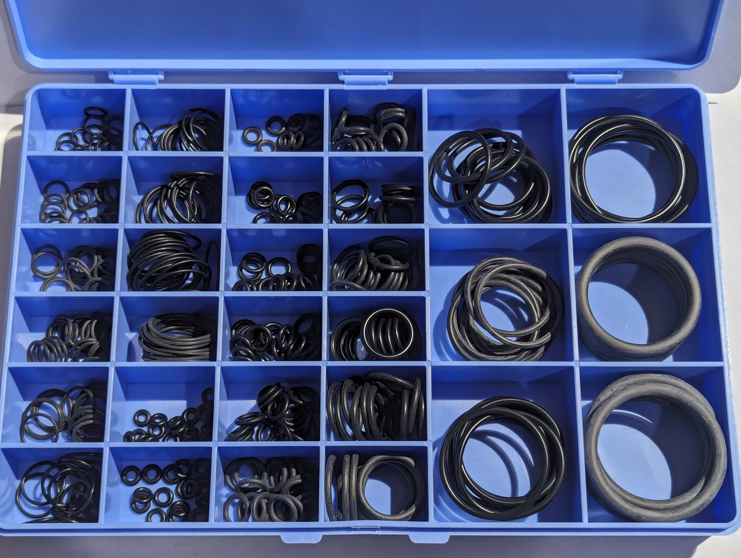 O-Ring Kit Box S - 30 Sizes 460 Pieces Shore 70 - Walmart.com