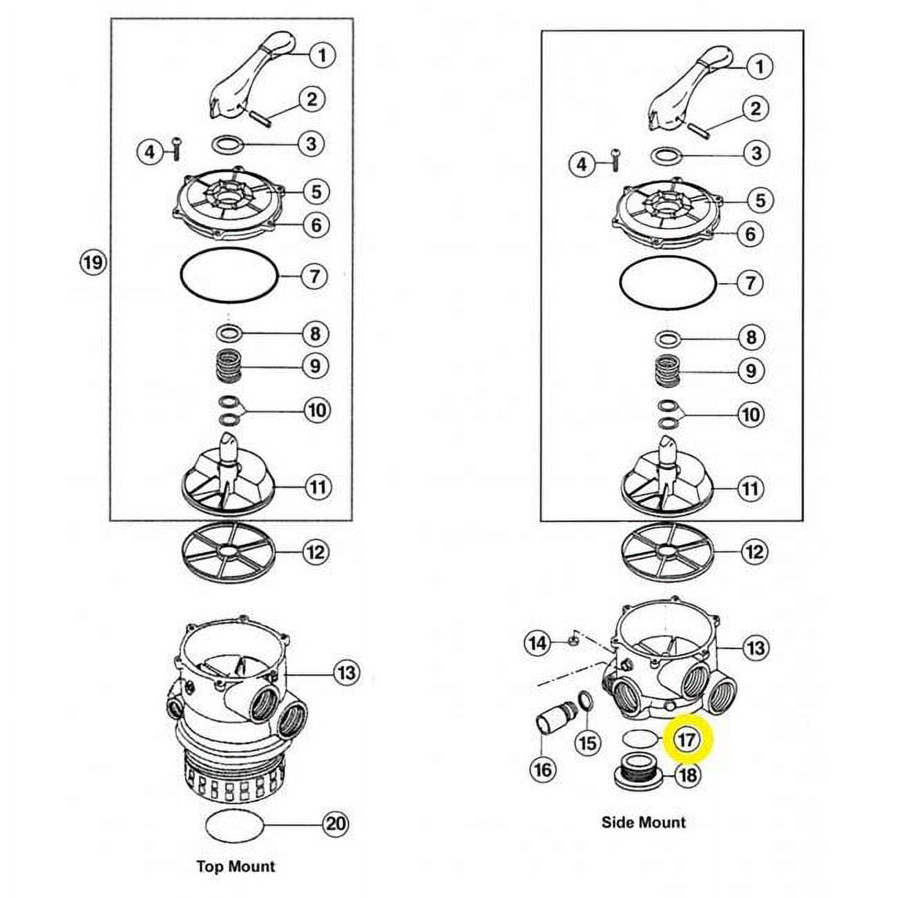 O-Ring for 2 in. Valve Plug - Walmart.com