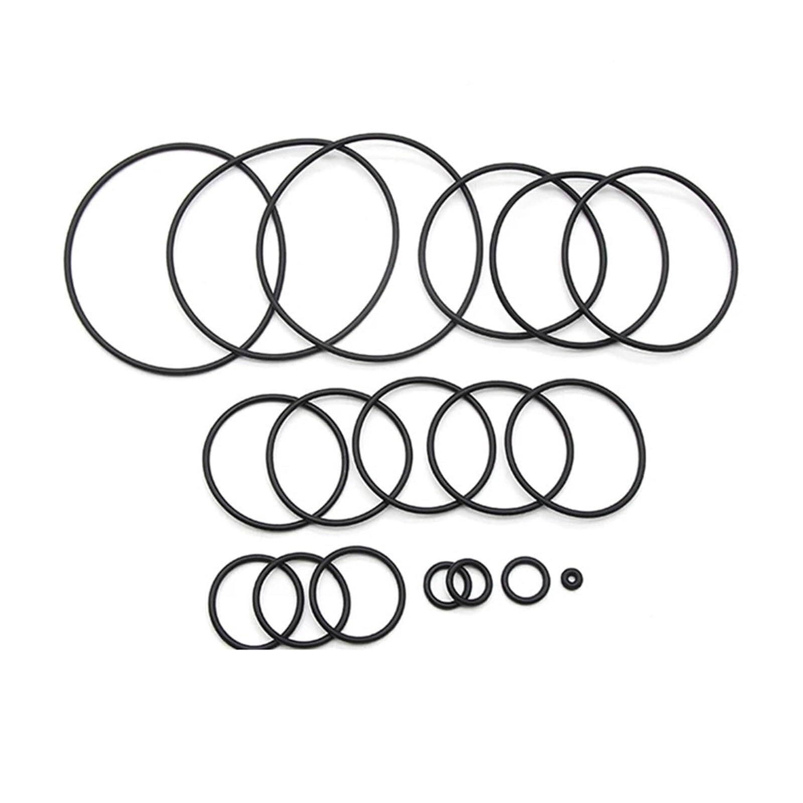 O-Ring gaskets 50pc O Ring Seal Gasket Thickness CS 1.5mm OD 5~80mm ...