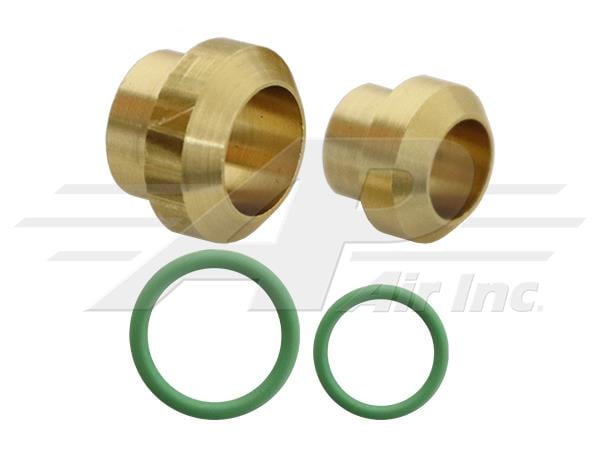 O-Ring to Flare Adapter Kit, #8 and #10 For Sanden and ICE Compressors - Walmart.com
