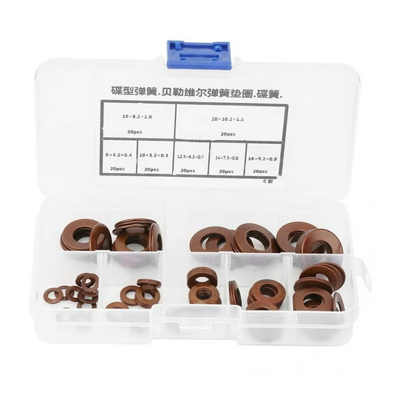 O Rings Seals 7 Sizes Belleville Compression Spring Disc Washer Gasket ...
