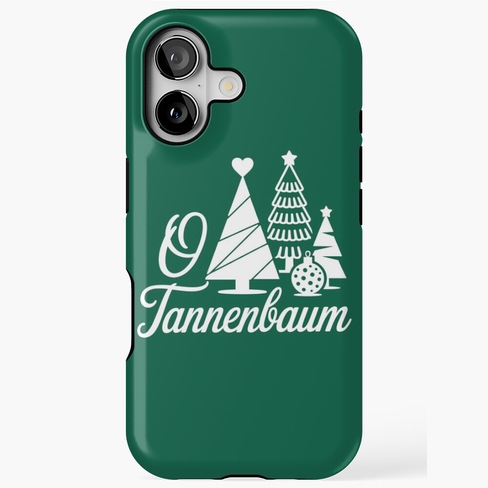 O Tannenbaum Classic Christmas Song Tree Art for iPhone 17 11 12 13 14 ...