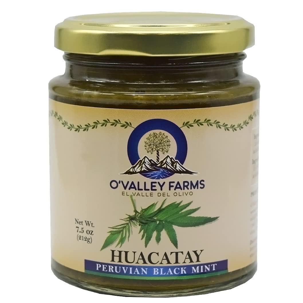 O'Valley Farms Gourmet Huacatay Peruvian Black Mint Paste, 7.5 oz ...