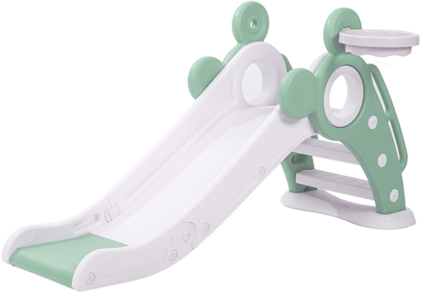 O'force Children's Folding Slides with Stairs, Outdoor Small Children's ...