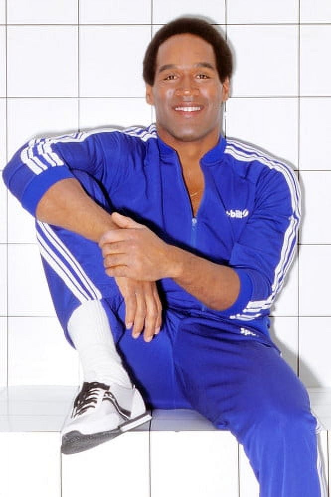 O.j. Simpson Rare Smiling Pose In Blue Track Suit Circa 1980 24X36 ...