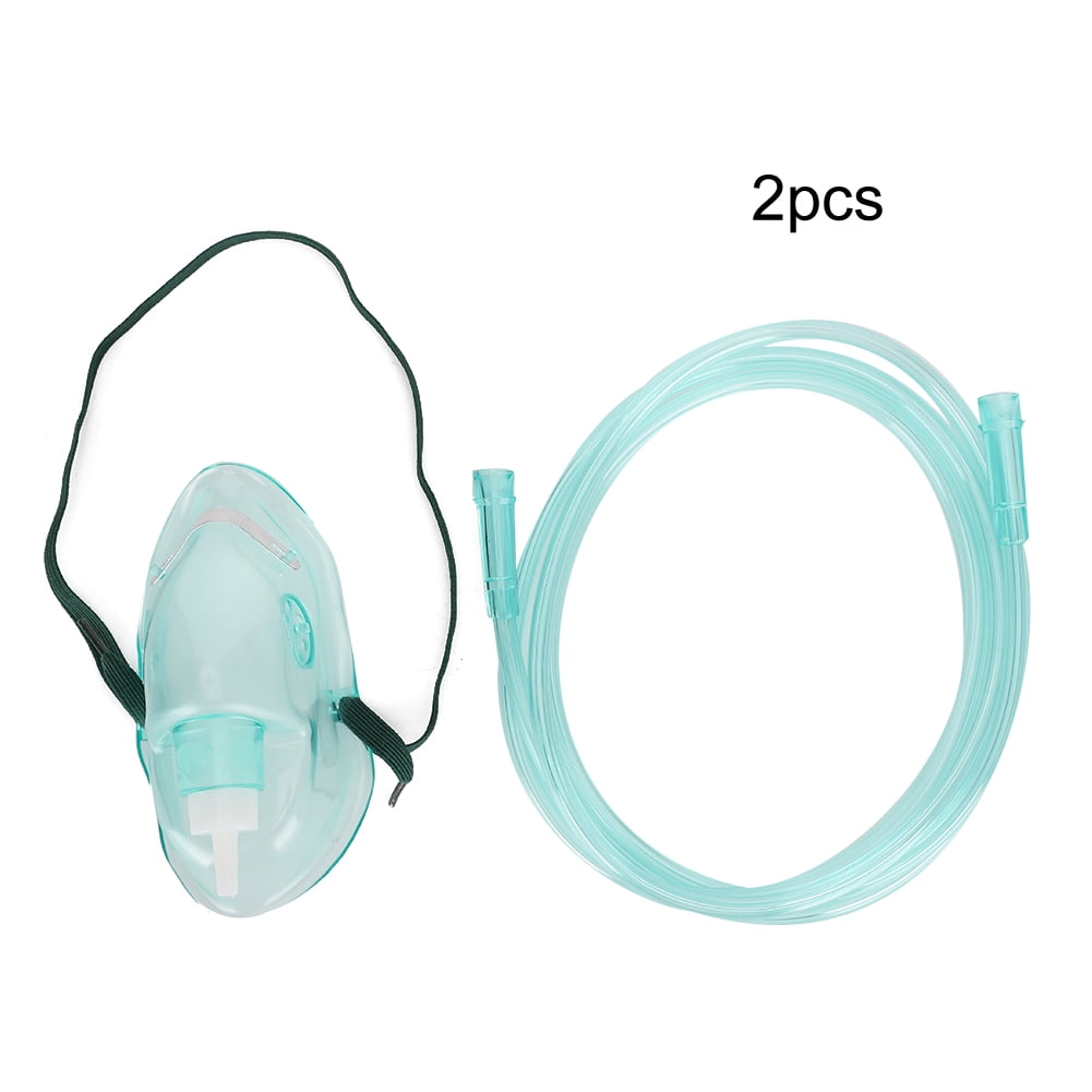 O2 Inhalation Protection Cover 2-Pack Oxygen Face Shields for Home Use ...