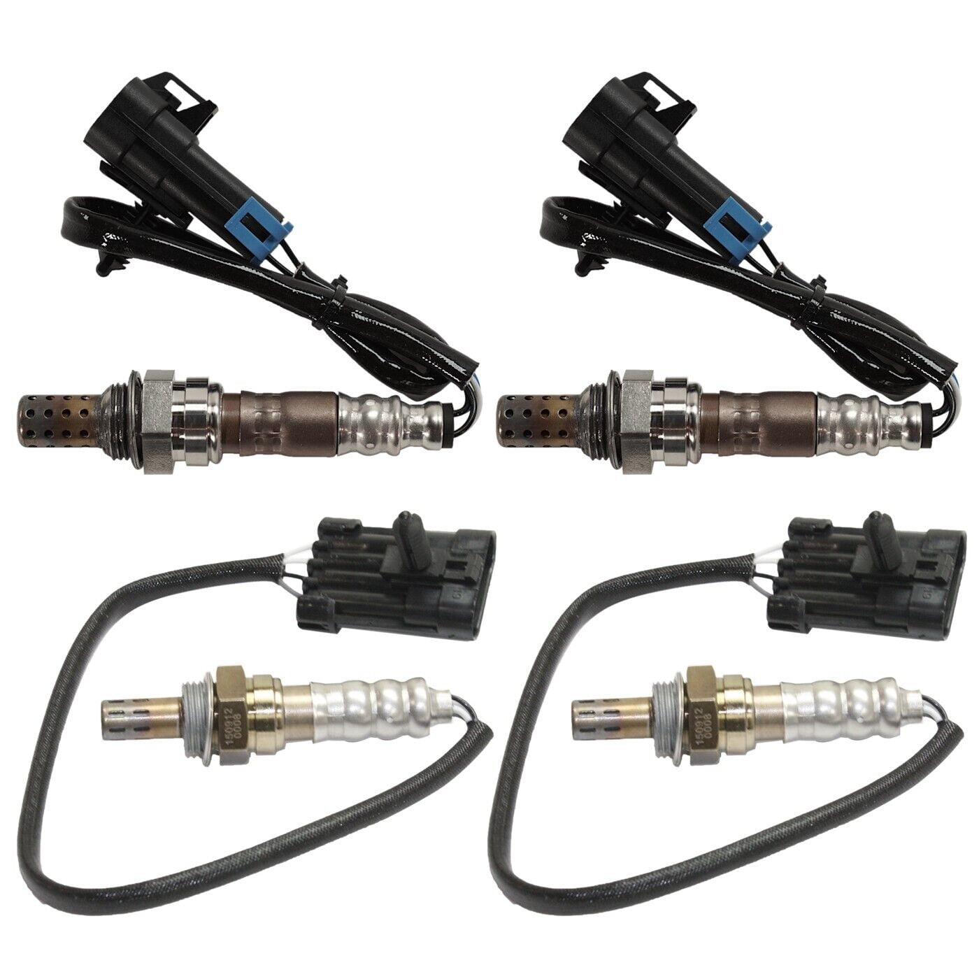 O2 Oxygen Sensors Set Of 4 Downstream For For Chevy For Silverado For ...