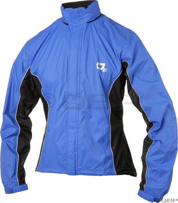 O2 Primary Rain Jacket with Hood: Royal Blue~ XL - Walmart.com