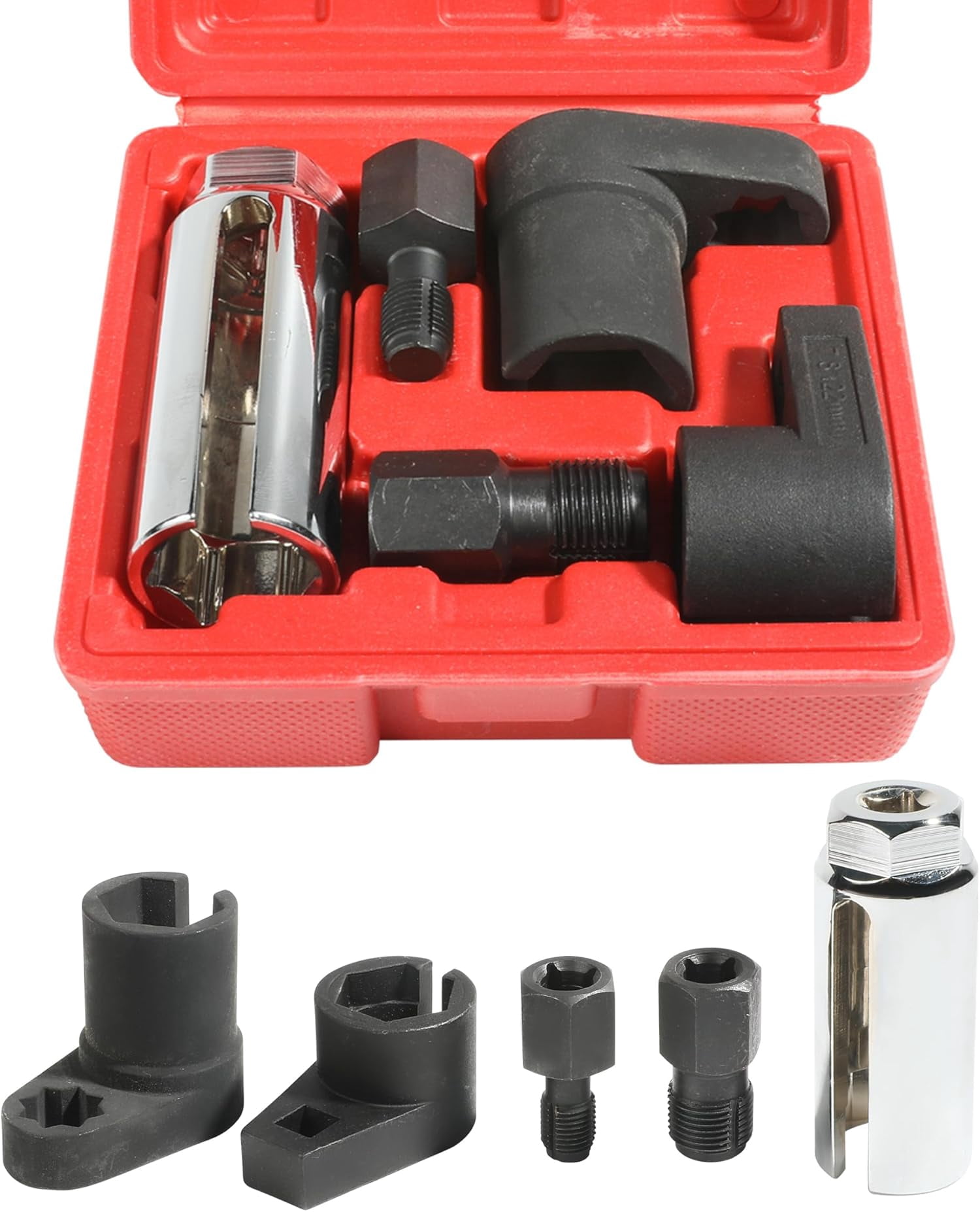 O2 Sensor Socket,Automotive Tool Sensor Socket Set Wrench Remover Tool ...