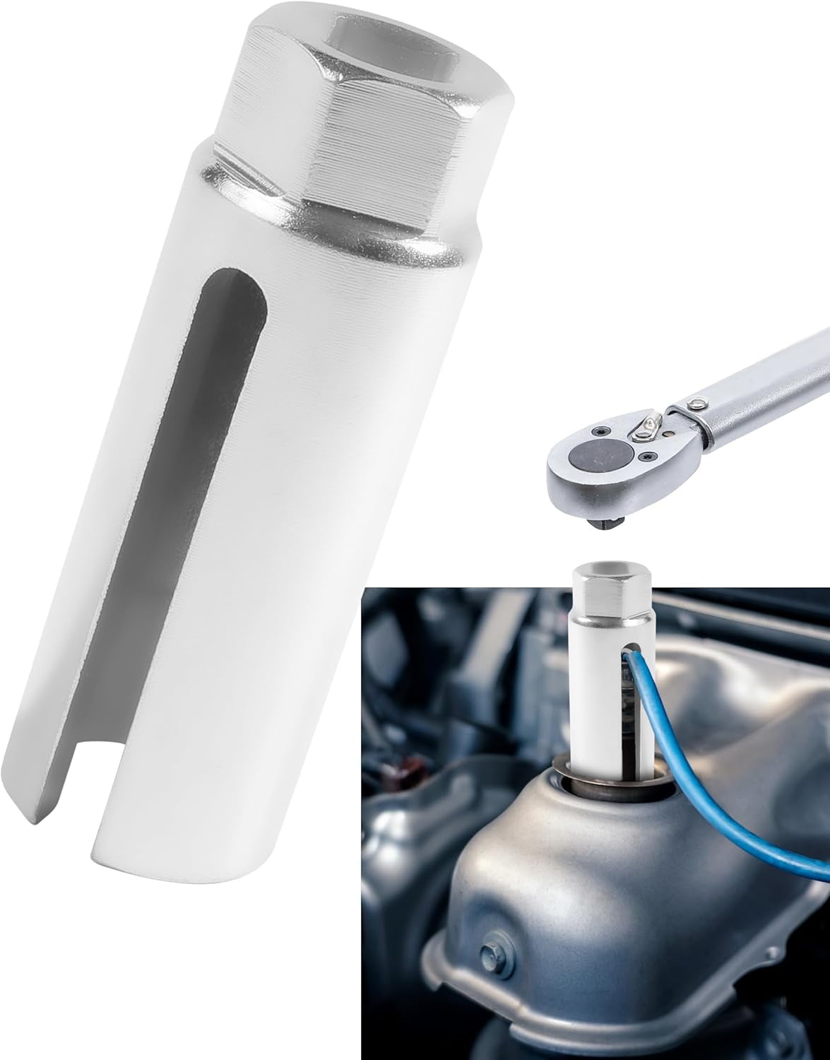 O2 Sensor Socket,Car Accessories Oxygen Sensor Socket,7/8 Inch Sensor ...