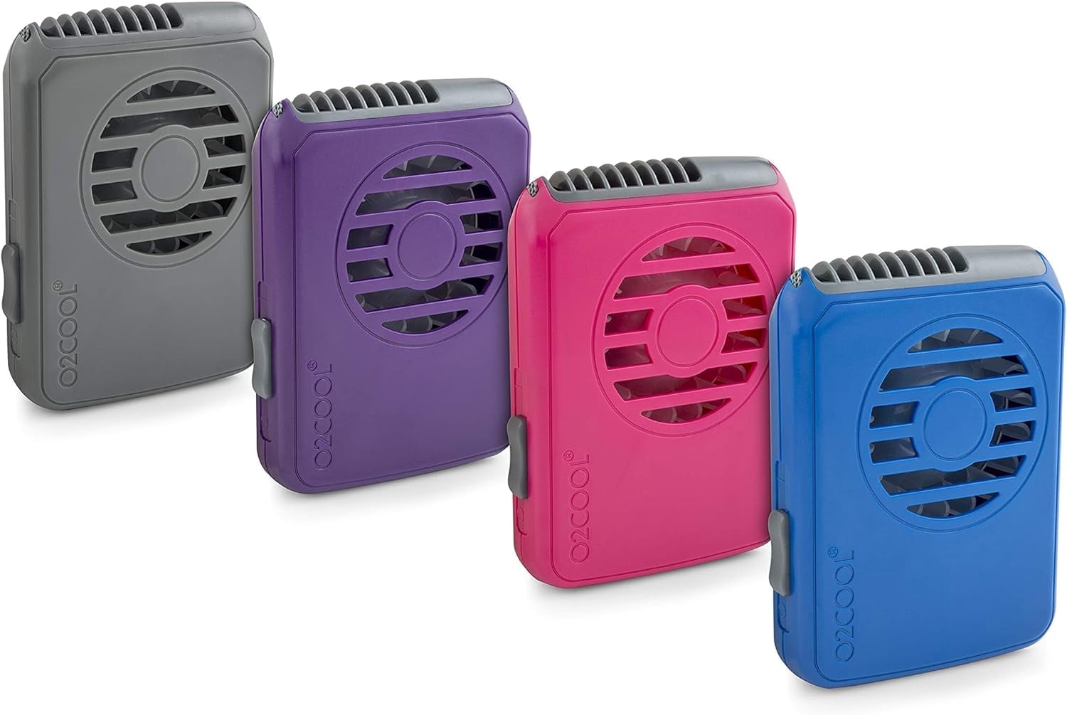 "O2COOL Portable Electric 3.5"" Deluxe Necklace Fan, Battery Operated ...