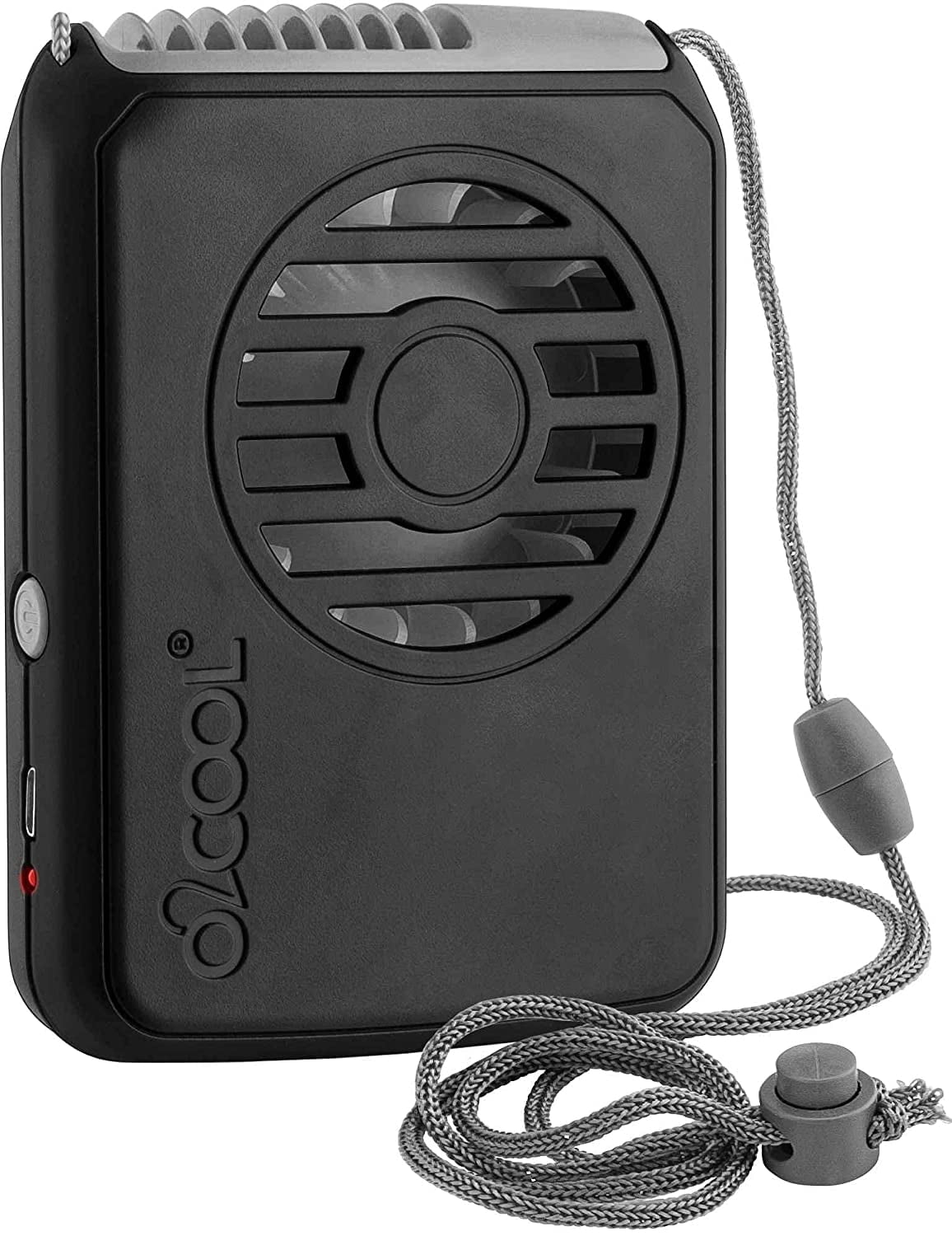 O2COOL 3.5 inch Deluxe Personal Rechargeable Necklace Fan for Cooling 3 ...