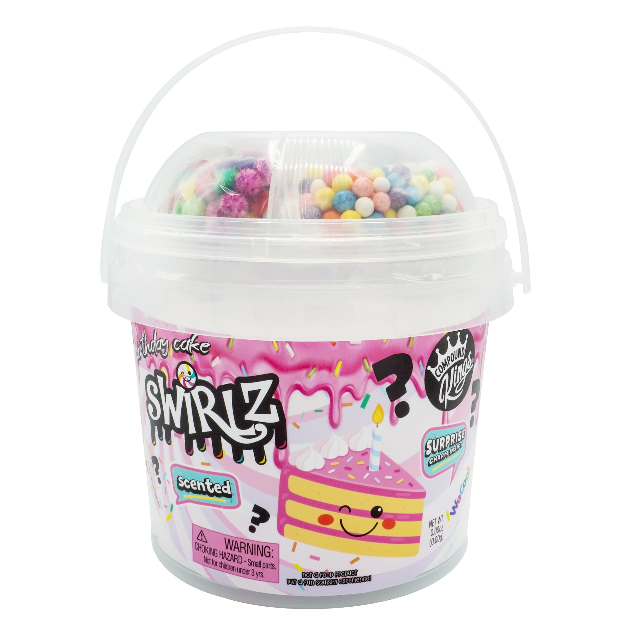 Yo Bucket Swirlz Cupcake - Thick & Glossy Slime - Walmart.com