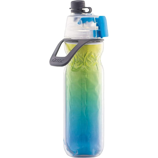 O2COOL 20 fl oz Squeezable Mist N' Sip No Leak Sports Water Bottle ...