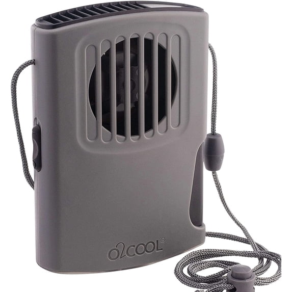 O2COOL Misting Necklace Fan, Battery Operated, Hands-Free Vertical Air ...