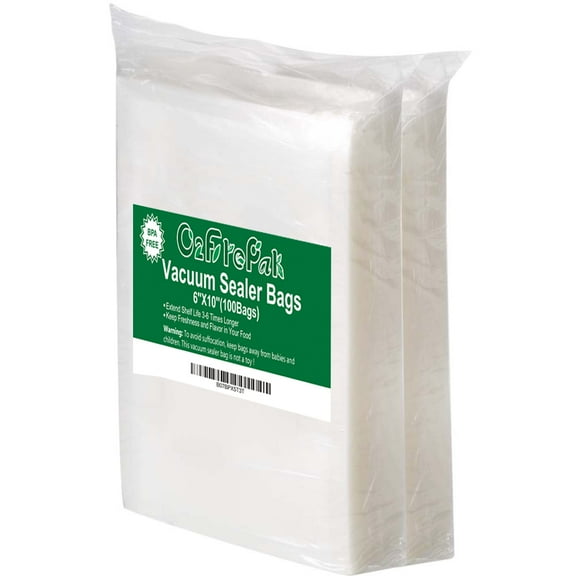 100 Plus Gallon 4mil 11.5" x 18.5" Thick Vacuum Sealer Freezer Storage ...