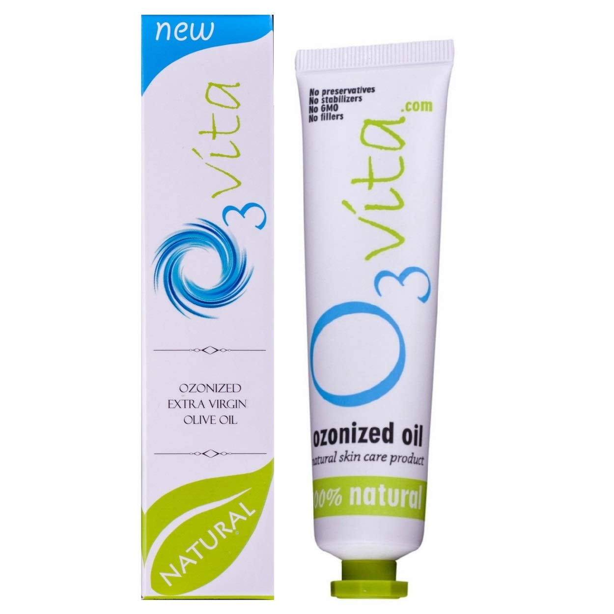 O3 Vita 1.2oz Pure IRF13 Ozonated Extra Virgin Olive Oil for Dry and ...