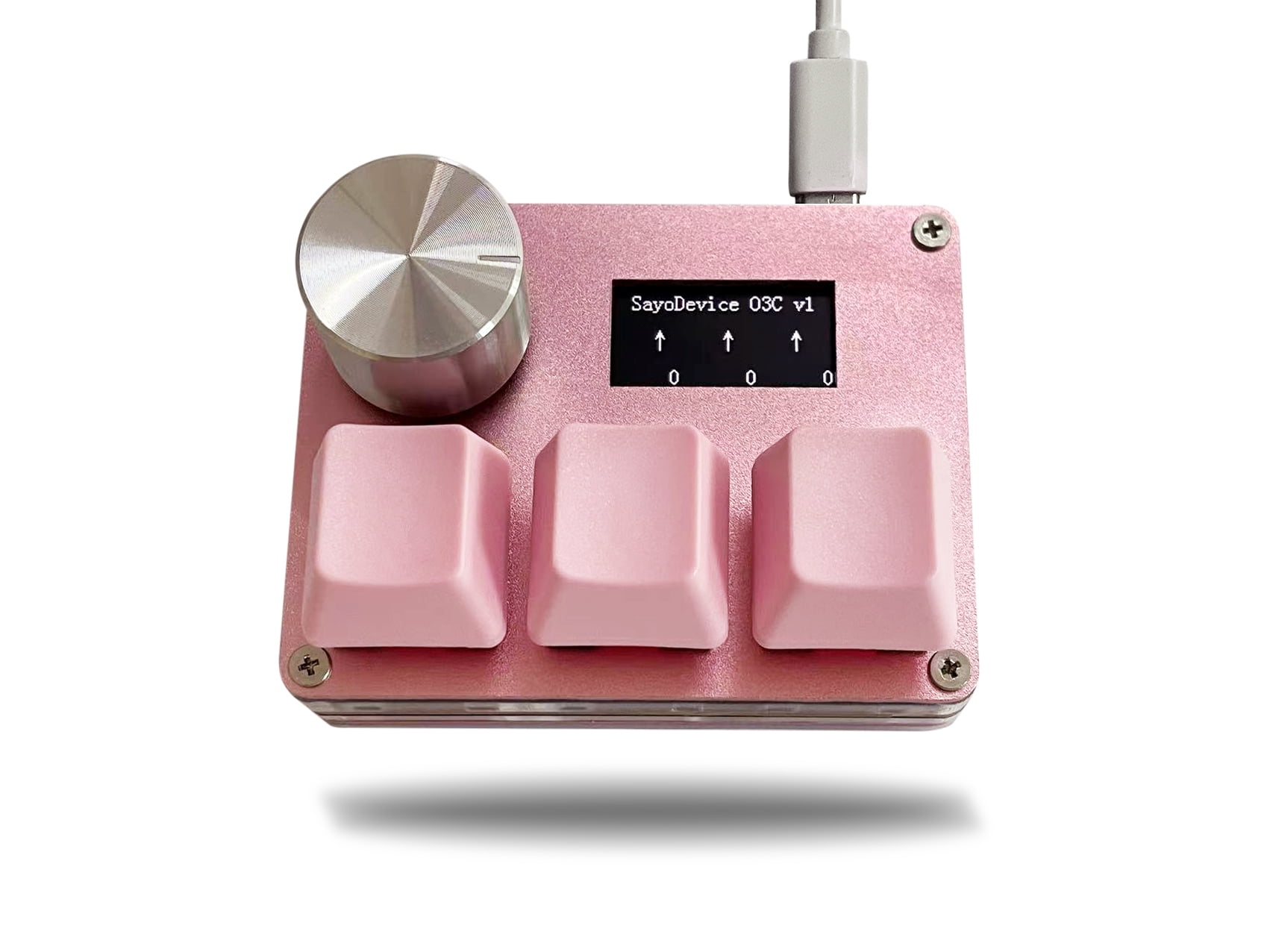 O3C SayoDevice OSU O3C Rapid Trigger Hall Switches Magnetic Pink ...
