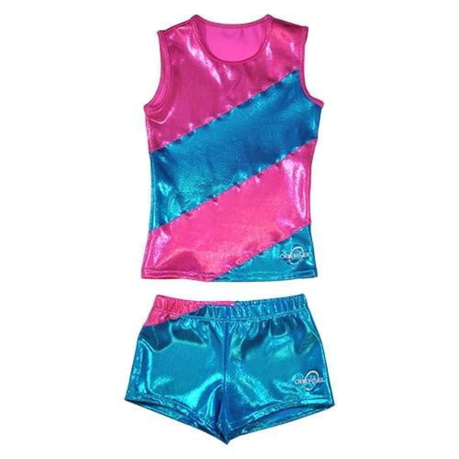 O3CHSET008 Obersee Cheer Dance Tank and Shorts Set | Cheerleader ...