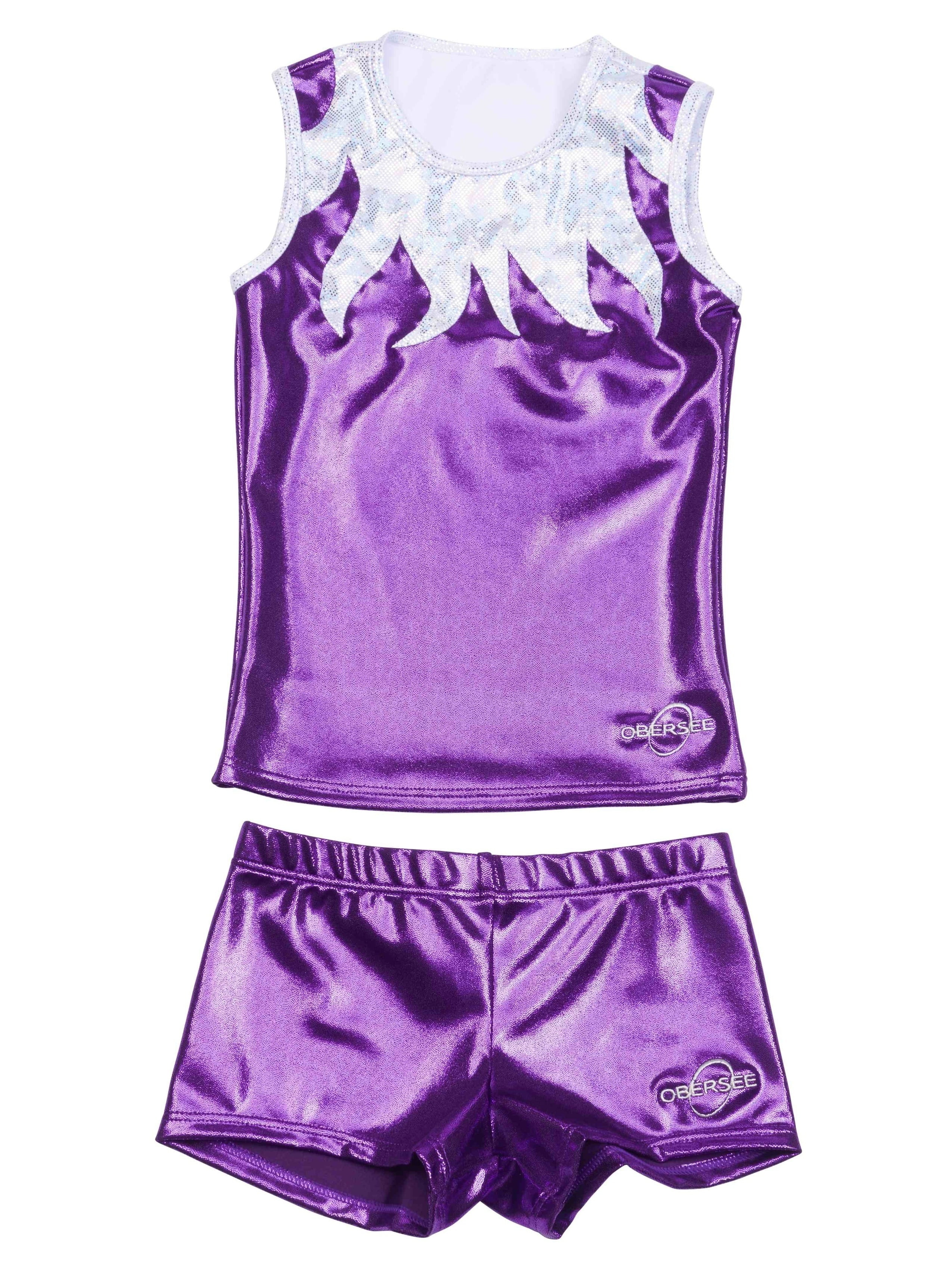 O3CHSET009 Obersee Cheer Dance Tank and Shorts Set | Cheerleader ...