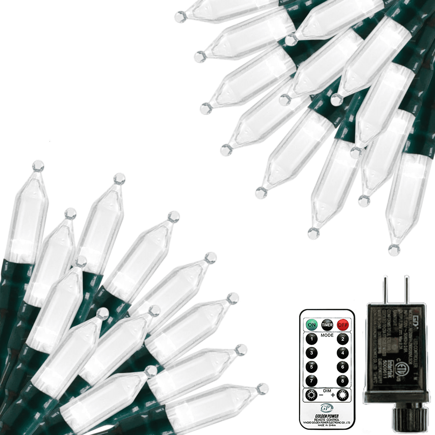 OAENAU 600 LED Christmas String Lights Outdoor, 207 Ft Christmas Lights ...