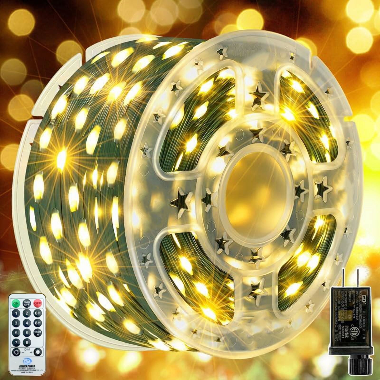 AVOXEZOR Christmas Lights Outdoor, 340FT 1000 LED IP67 Waterproof ...