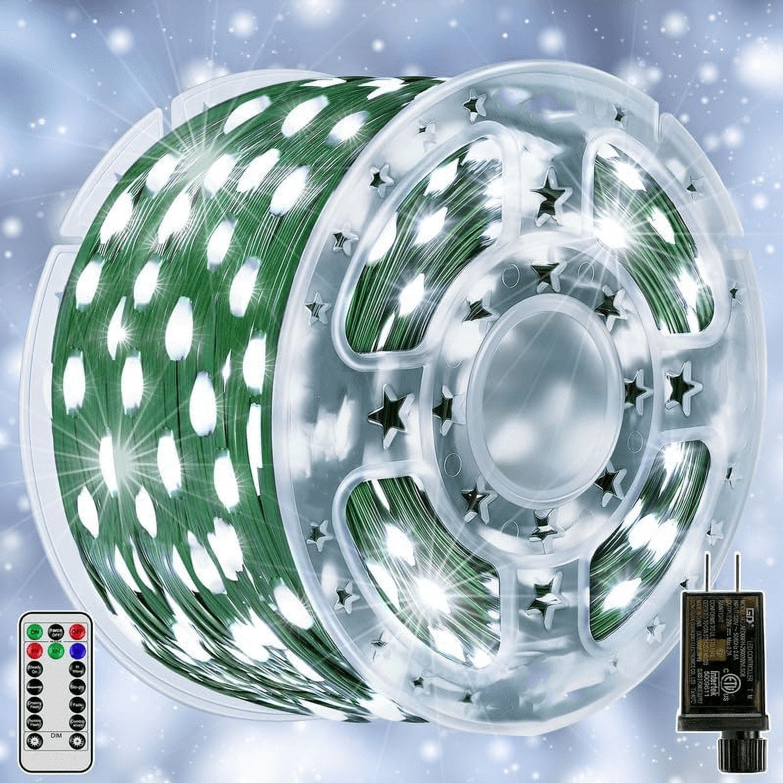 OAENAU Christmas Lights Outdoor, 403FT 1200 LED IP67 Waterproof ...