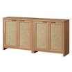 Buffet Sideboard Cabinet,Freestanding Storage Cabinet with 4 Doors and ...