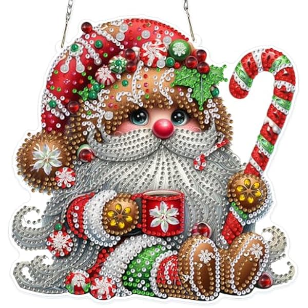 OAO Christmas Diamond Art Hanging Kits for Adults Kids, Christmas ...