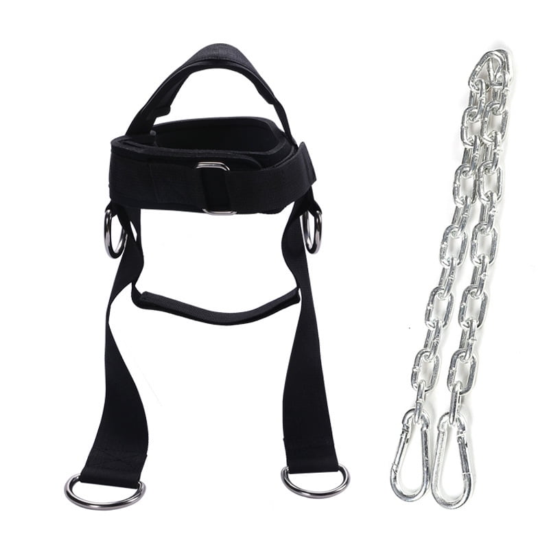 OAO Fitness Neck Head Harness Trainer, Adjustable Chin Strap and head ...