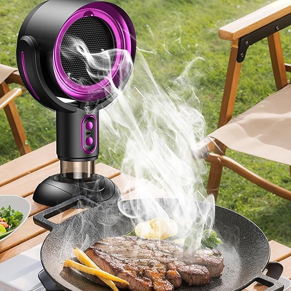 OAO Portable Range Hood with 2 Speed Exhaust Fan, USB Fast Charger ...