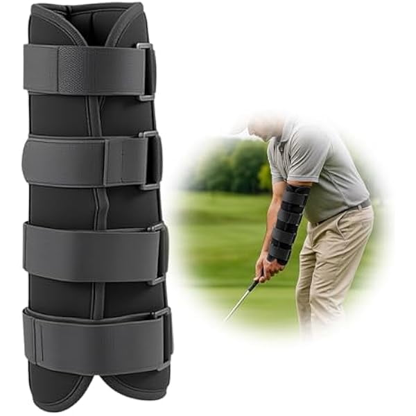 OAO Straight Arm Golf Swing Trainer, Adjustable Tension Elbow Brace ...