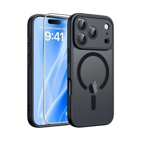 OAO for iPhone 17 Pro-Max Case: Magnetic Frosted Translucent Matte ...