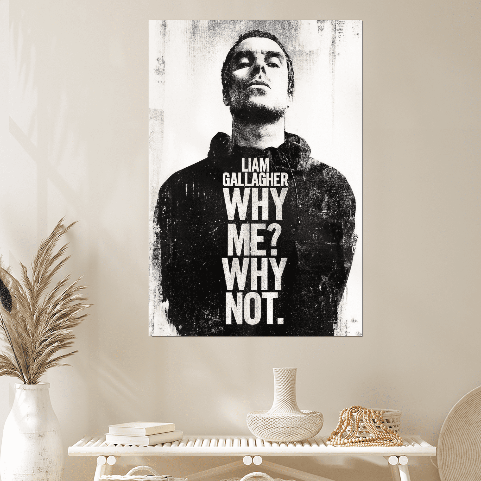 OASIS POSTER LIAM GALLAGHER WHY ME WHY NOT Size 24''x36''-The Future ...