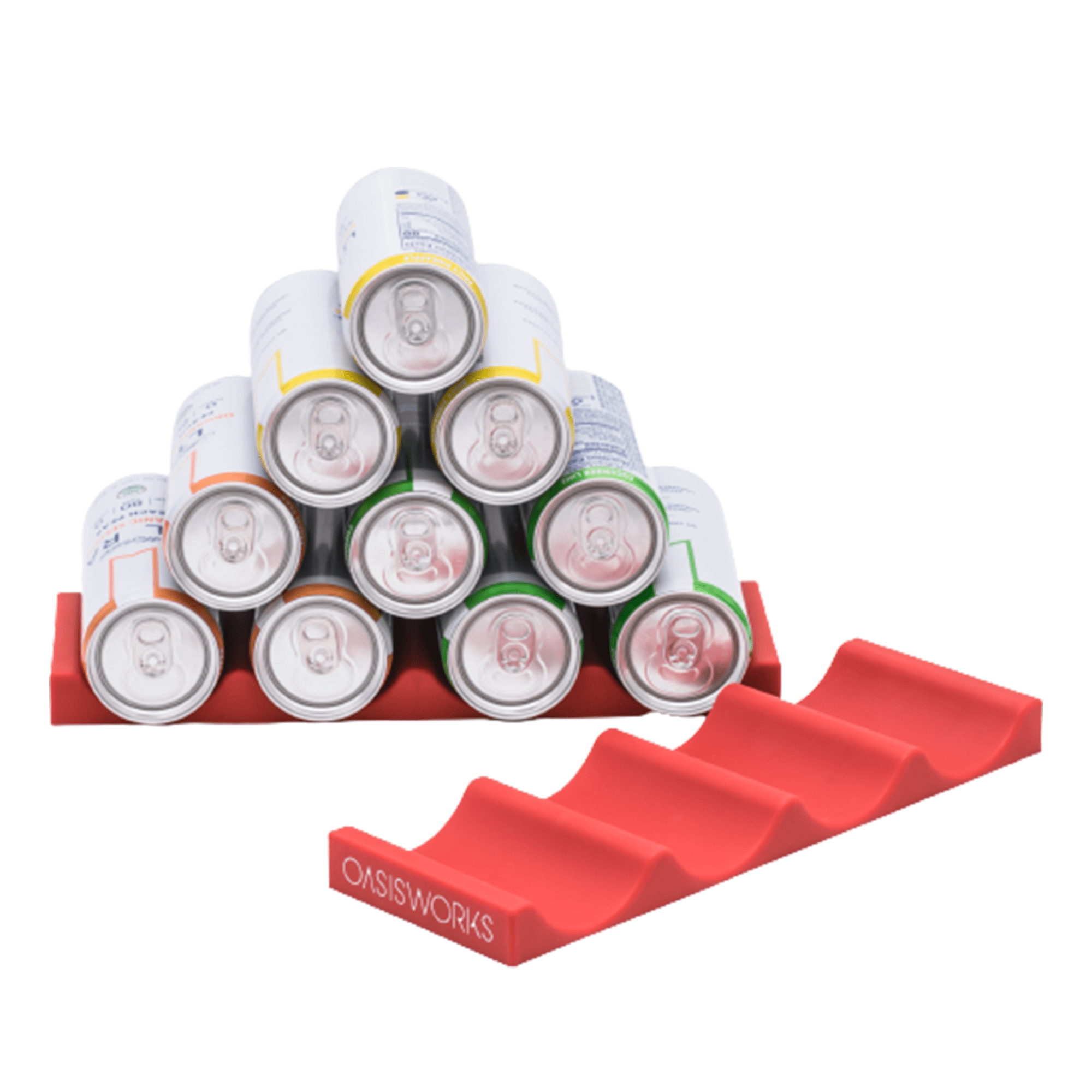 OASISWORKS Silicone Can and Bottle Organizer | Kitchen & Refrigerator ...