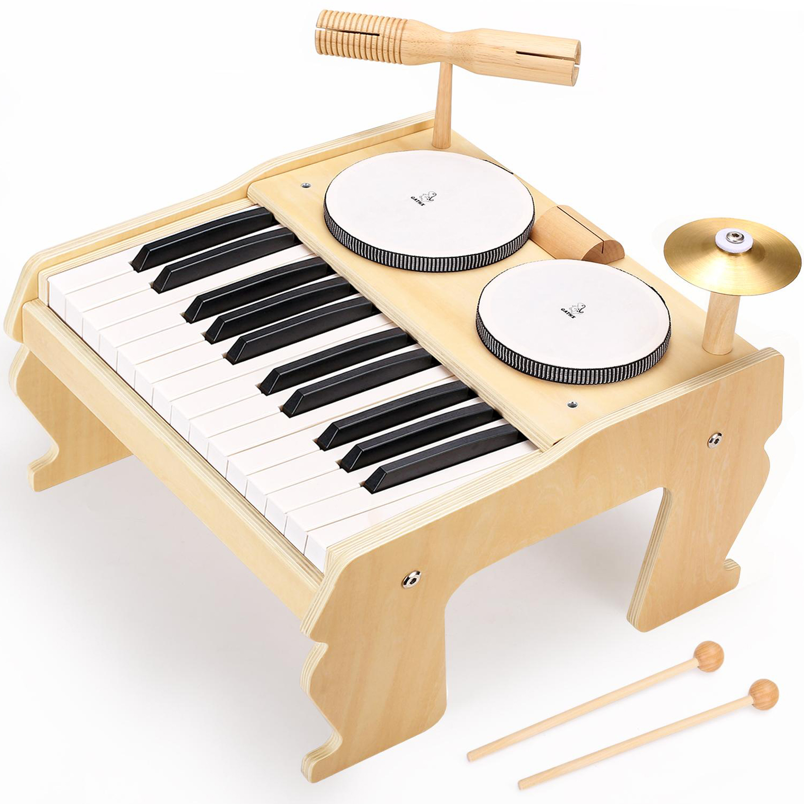 Baby Einstein Cal’s First Melodies Magic Touch Wooden Piano Musical ...