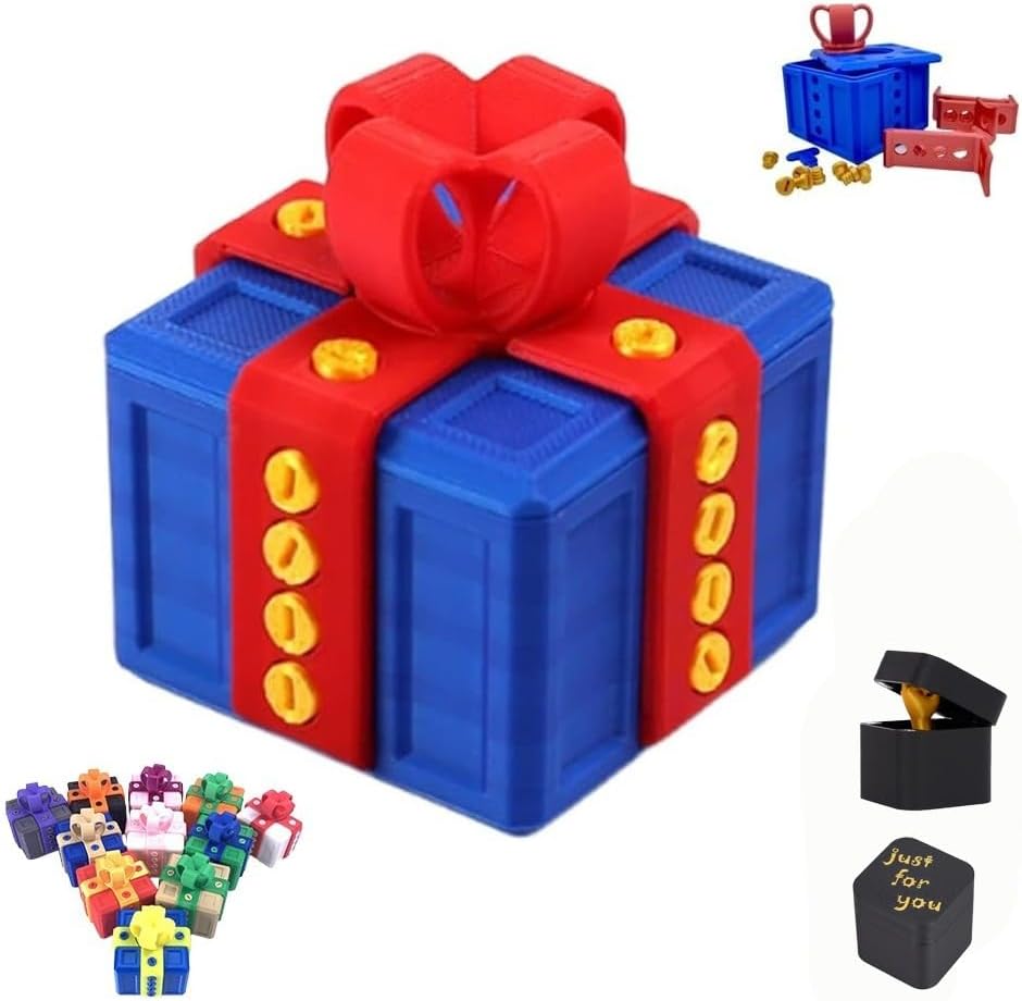 OAVII Annoying Present Box with hand, Annoying Gift Box with Screws ...