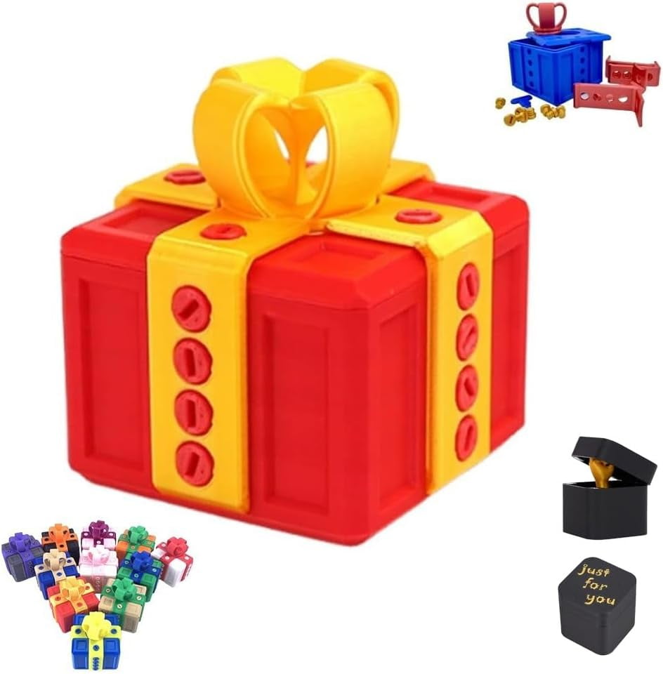 OAVII Annoying Present Box with hand, Annoying Gift Box with Screws ...