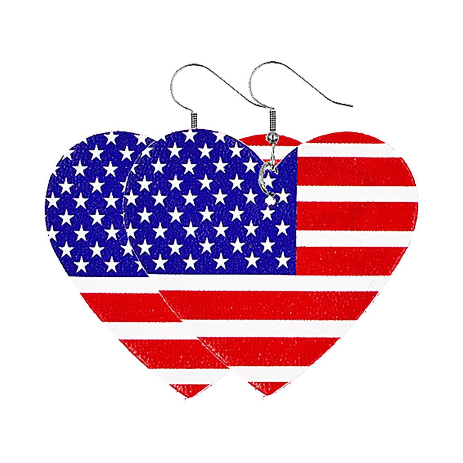 OAVQHLG3B American Flag Earrings 4th of July Earrings Patriotic Star ...