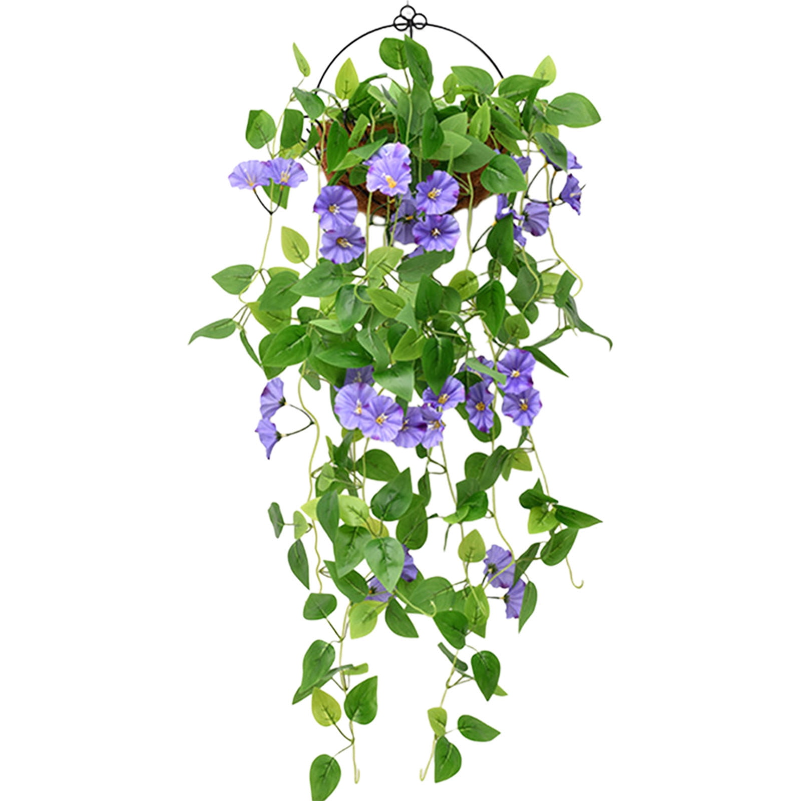 OAVQHLG3B Artificial Hanging Flowers, Fake Plastic Faux Hanging Plants ...