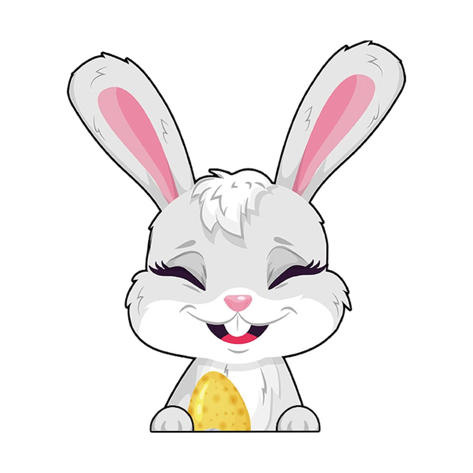 OAVQHLG3B Bunny Vinyl Car Decal Sticker Rabbit Stickers Waterproof Wall ...