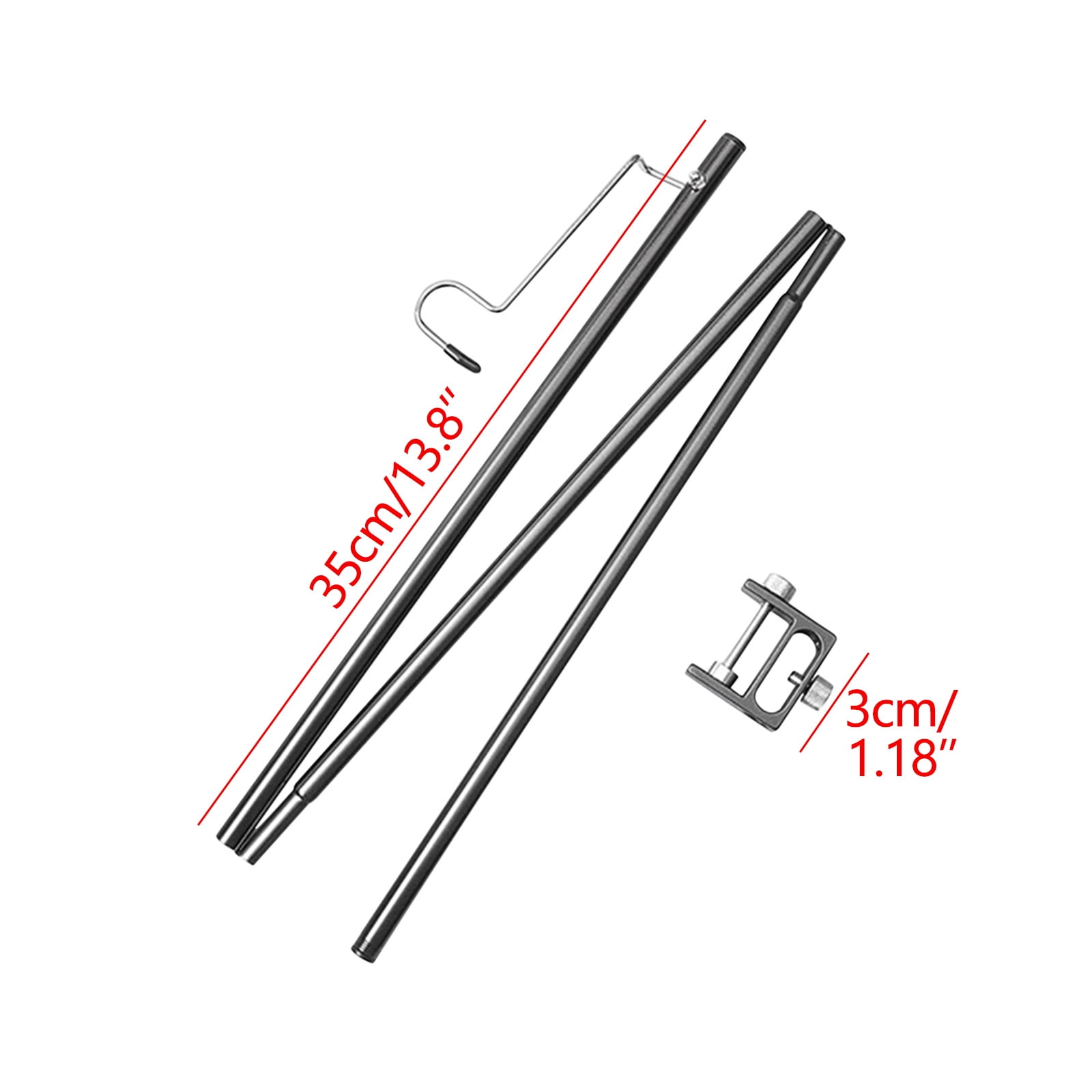 OAVQHLG3B Camping Lantern Stand, Collapsible Aluminum Alloy Lamp Stand ...