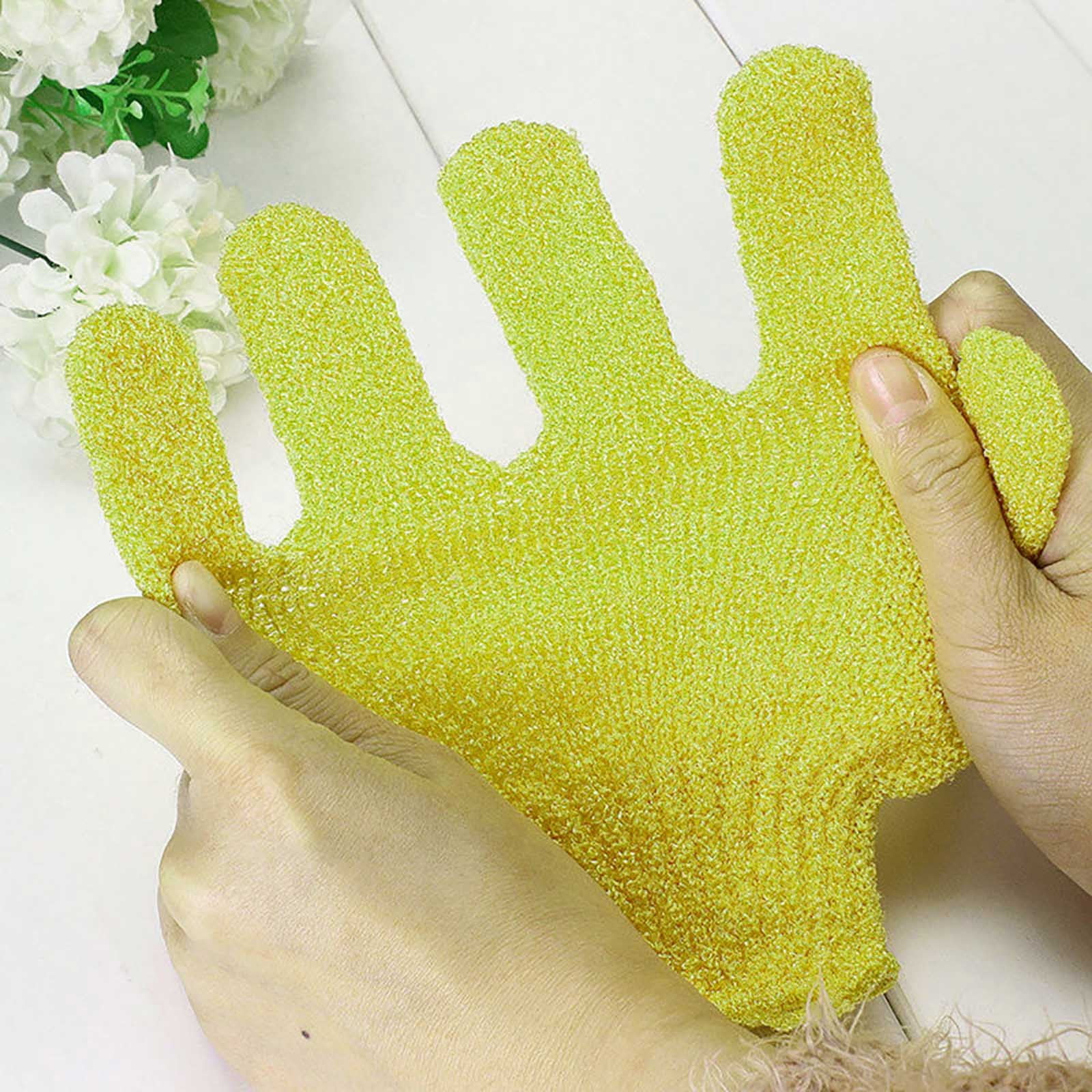 OAVQHLG3B Exfoliating Gloves for Shower,Body Exfoliator Glove, Scrub ...