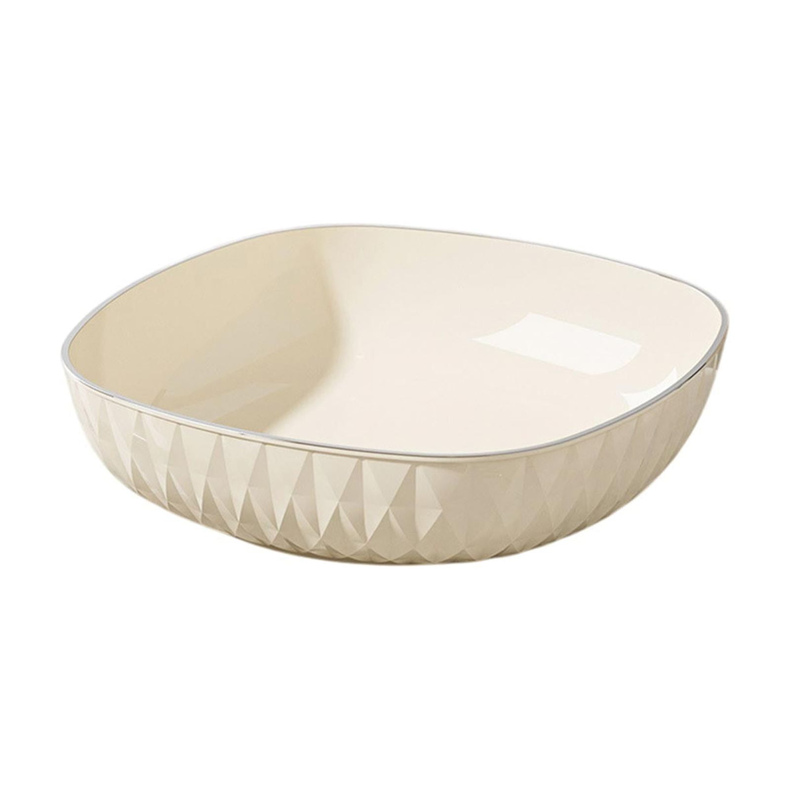 OAVQHLG3B Dessert Plates 7.8 Inch, Reusable Plastic Plates with Gold ...