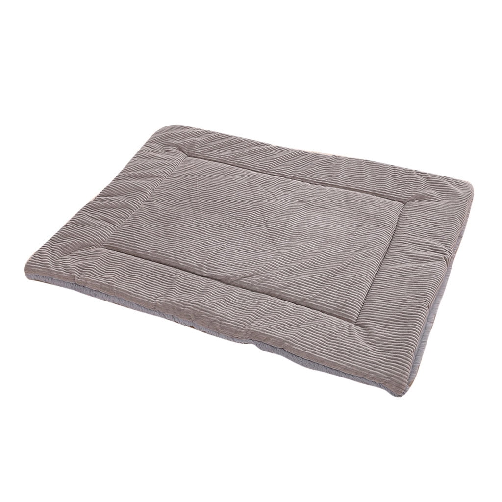 OAVQHLG3B Dog Bed Plush Calming Pet Beds Plush Bed Mat Warm Sleeping ...