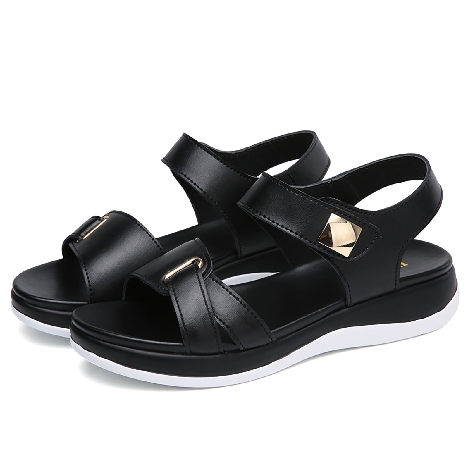 OAVQHLG3B Dress Sandals for Women 2021 Summer New Style Flat Sandals ...