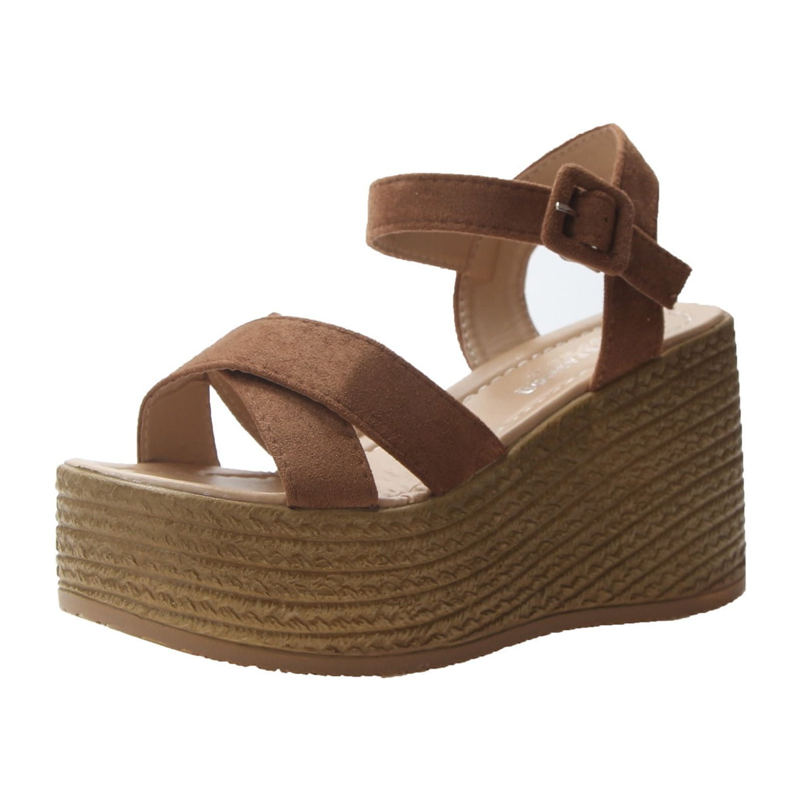 OAVQHLG3B Dress Sandals for Women Fashion Women Ankle Strap Summer ...