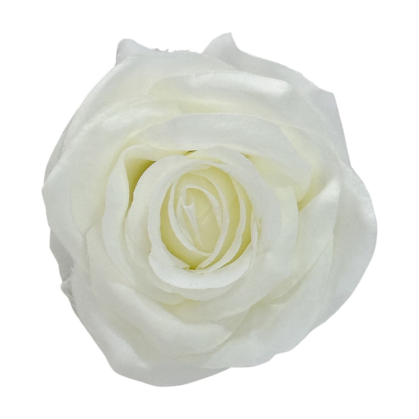 OAVQHLG3B Fake Rose Flower Heads 3.54 Inch Mini Artificial Silk Rose ...