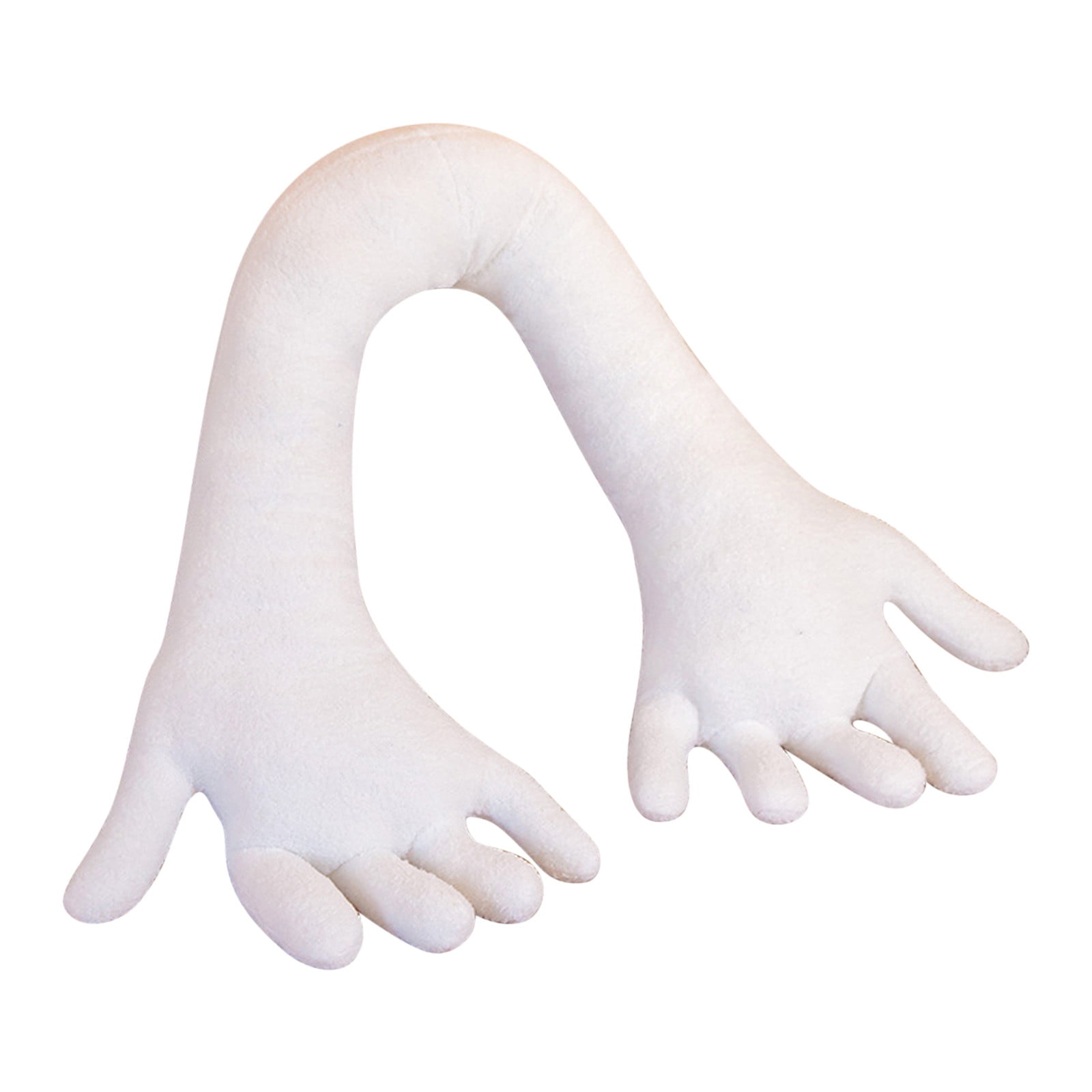 OAVQHLG3B Funny Fleece Hand Shape Pillow, Soft Long Arm Shape Cushion ...