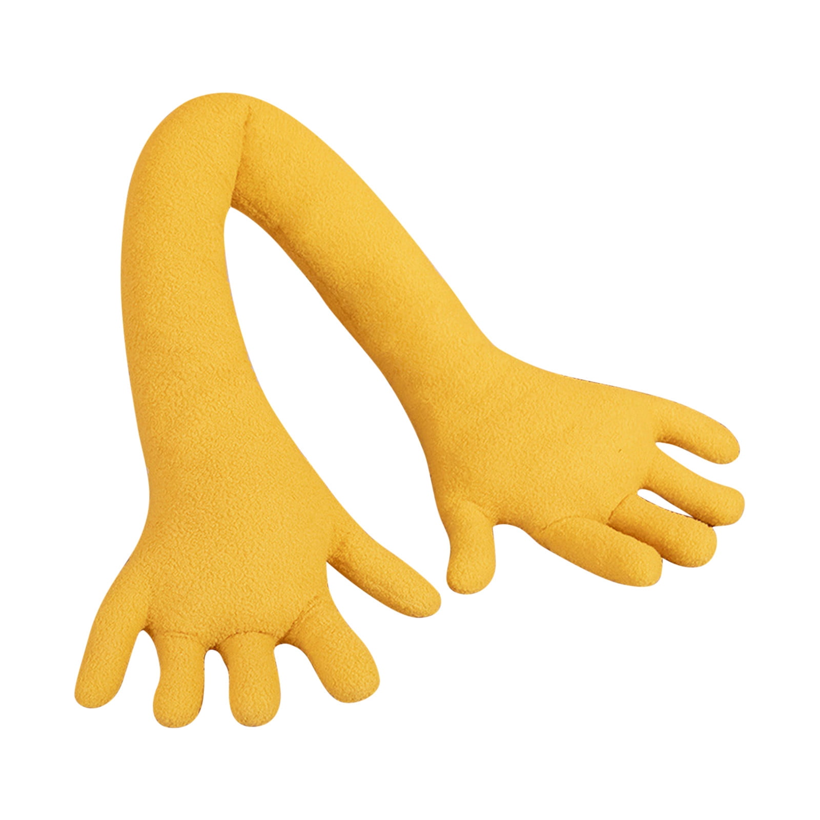 OAVQHLG3B Funny Fleece Hand Shape Pillow, Soft Long Arm Shape Cushion ...